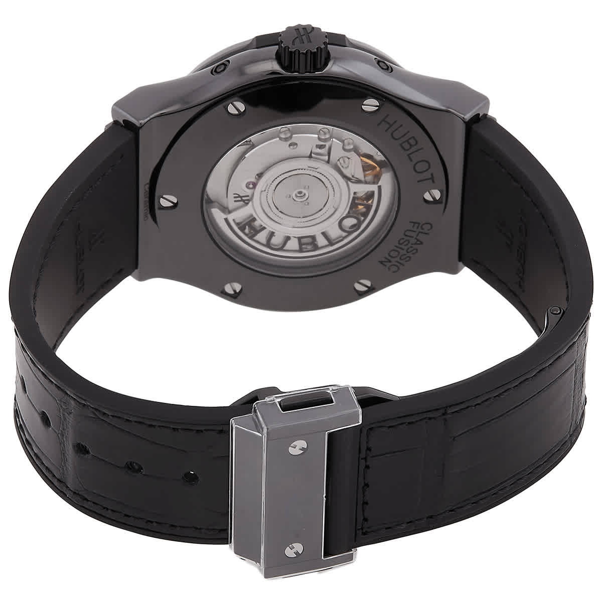 Hublot Classic Fusion Aerofusion Moonphase Black Magic Automatic Silver ...