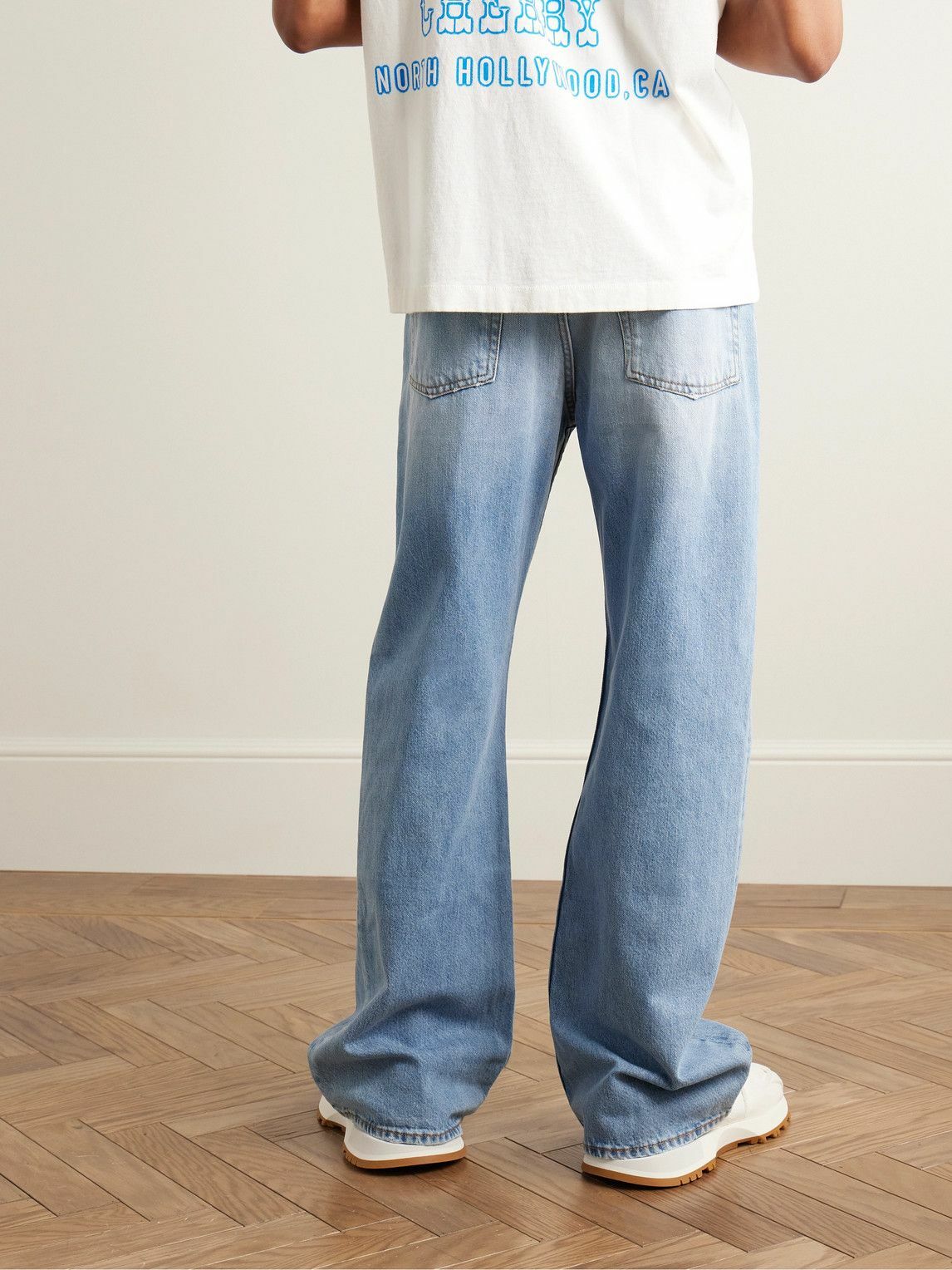 Acne Studios - 2021M Flared Distressed Jeans - Blue Acne Studios