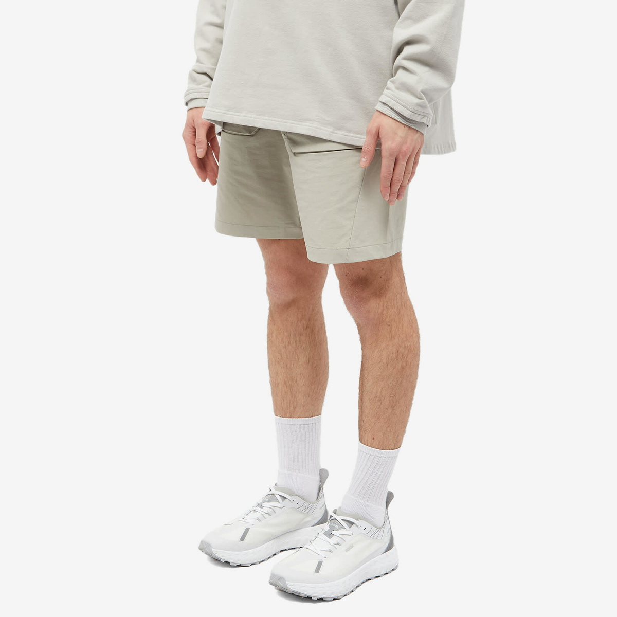 Snow Peak Men's Active Comfort Short in Beige Snow Peak