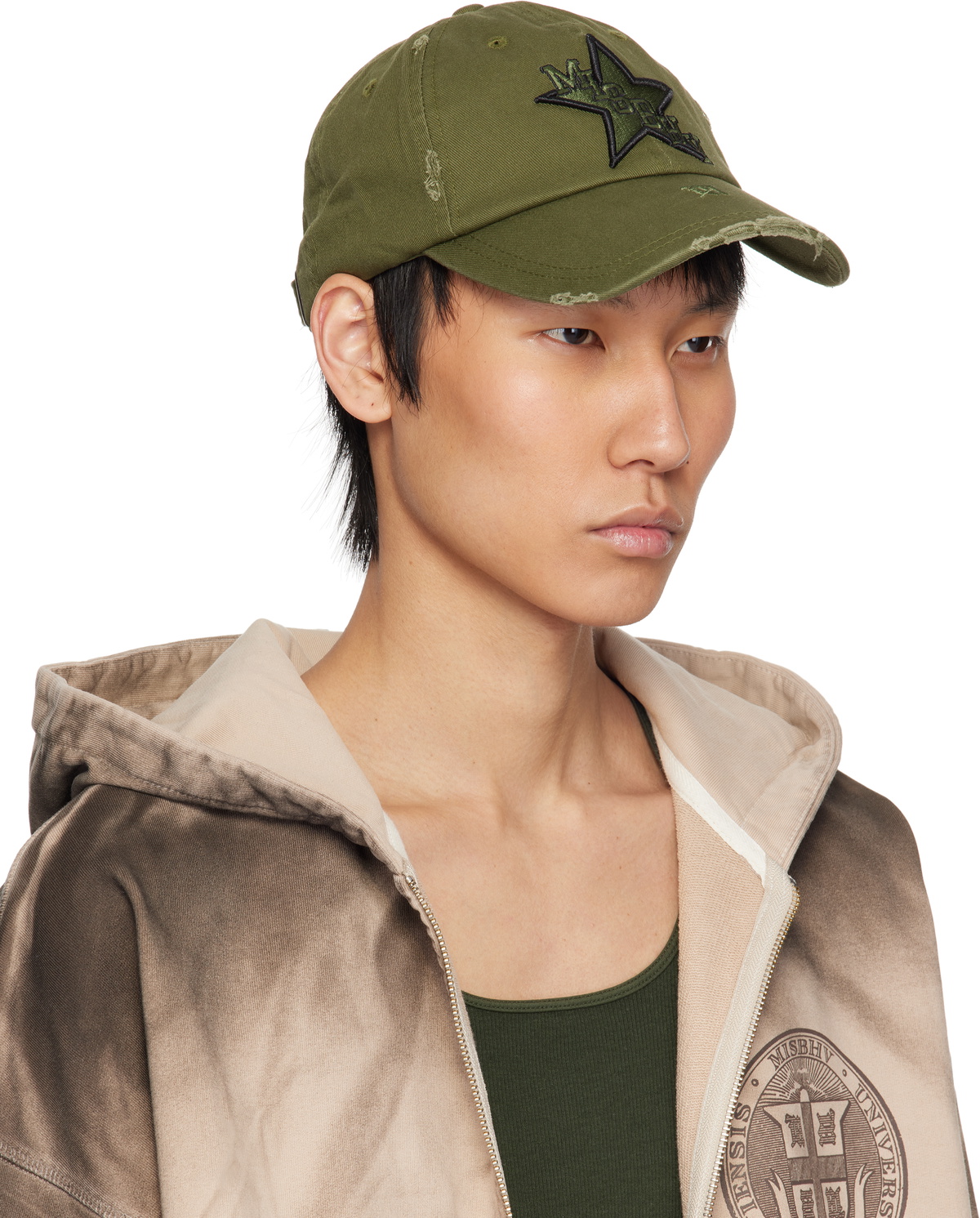 MISBHV Khaki Military Star Cap MISBHV