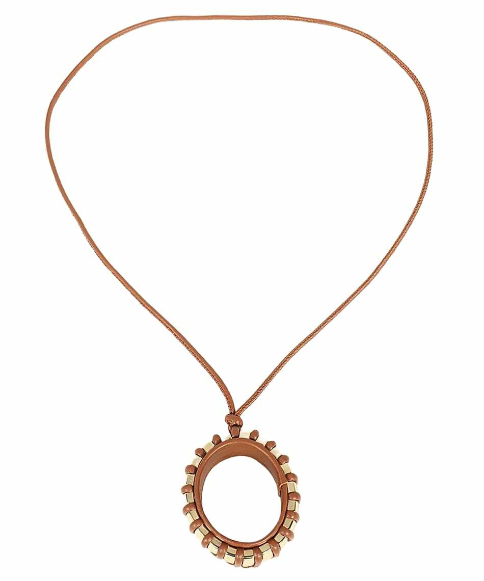 Max Mara Leather Necklace Max Mara