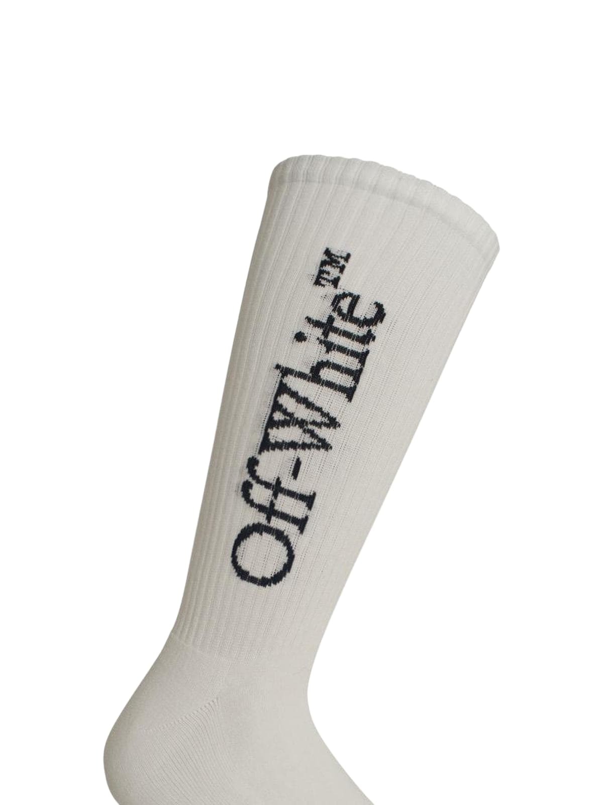 Off-White White Cotton Socks Off-White