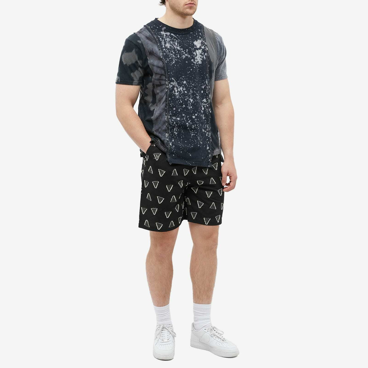 CLOT Beach Short in Black CLOT