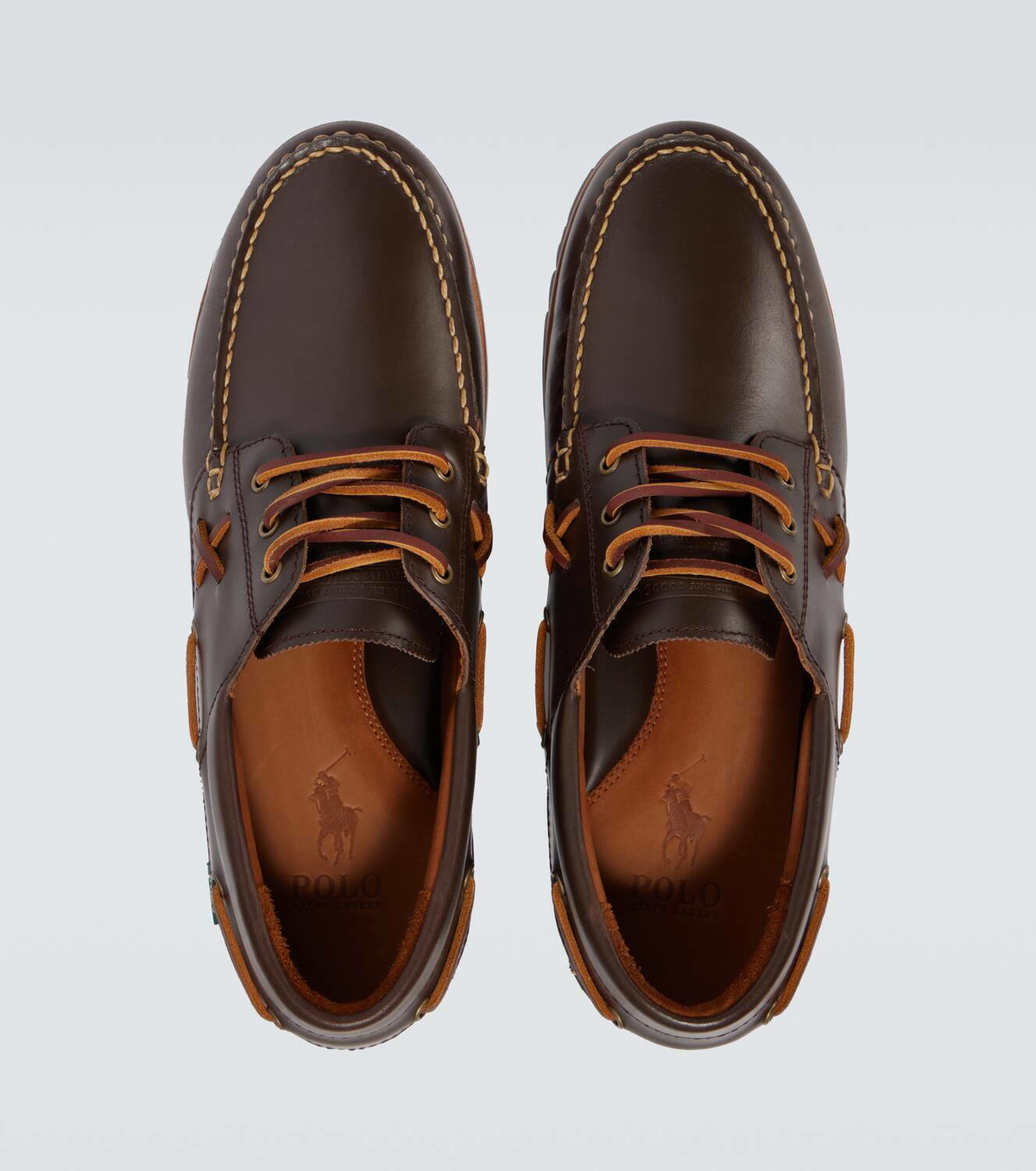 Polo Ralph Lauren Ranger leather boat shoes Polo Ralph Lauren