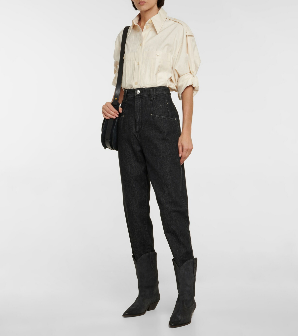 Isabel Marant - Duerto suede cowboy boots Isabel Marant