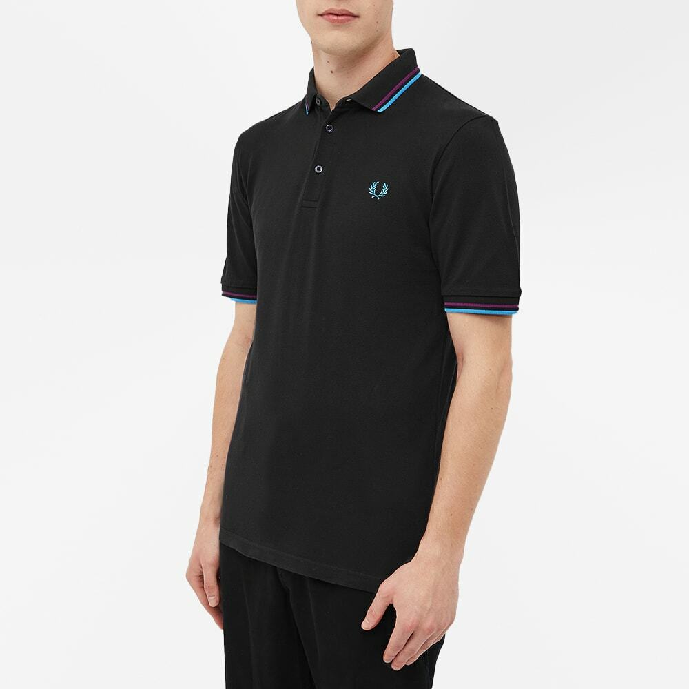 Fred Perry Men's Made in Japan Polo Shirt in Logwood Fred Perry