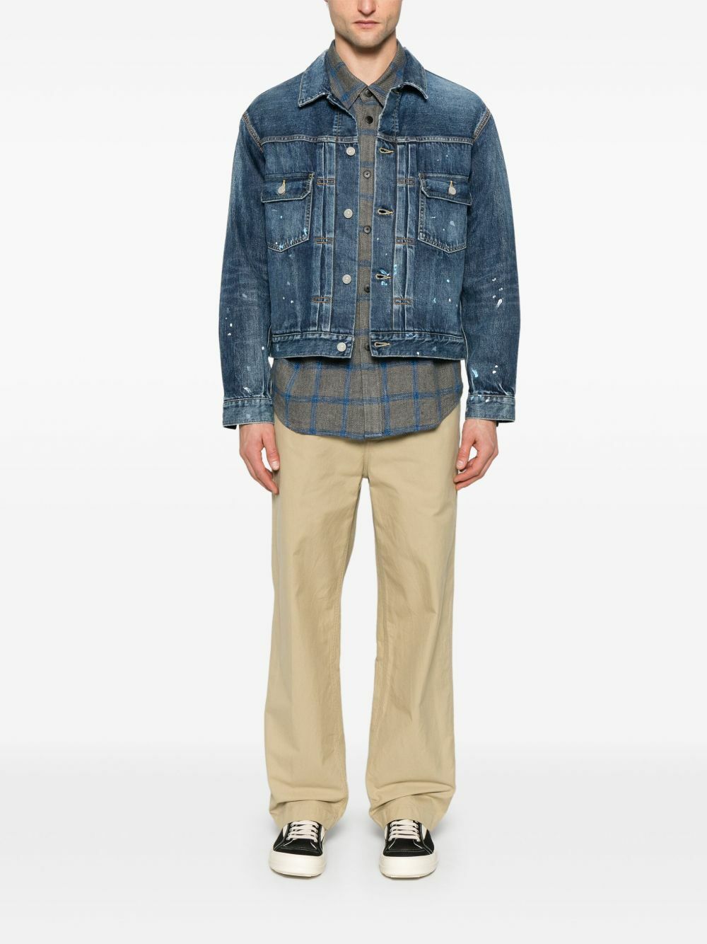 Visvim Grey Checked Shirt Visvim