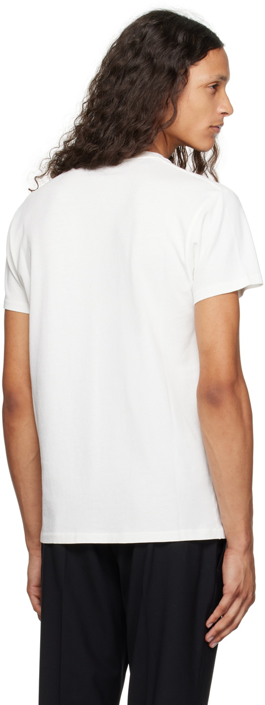 TOM FORD White Cold-Dyed T-Shirt TOM FORD