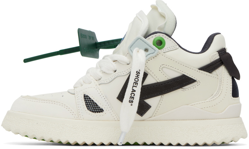 Off-White White Mid Sponge Sneakers Off-White