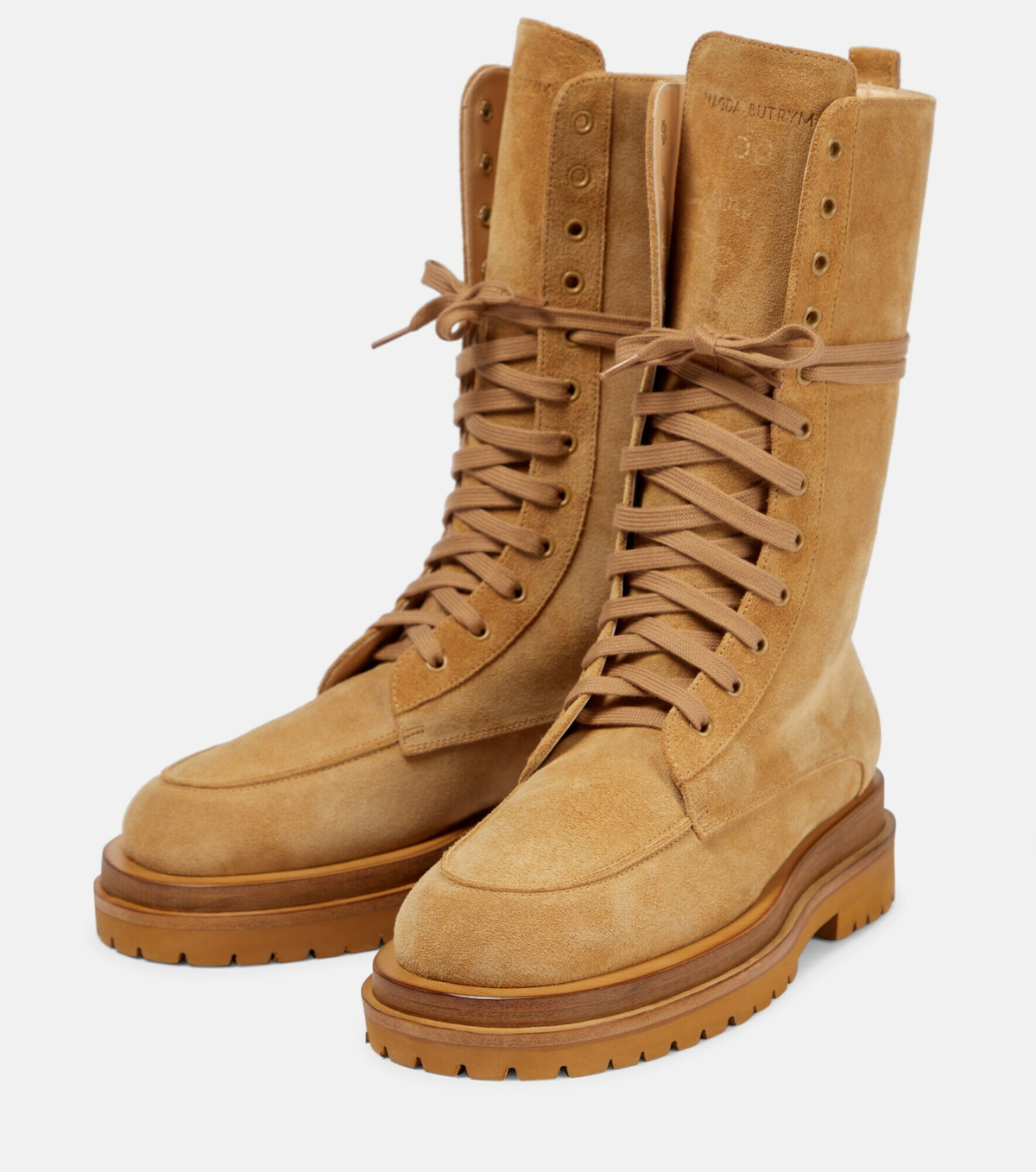 Magda Butrym - Suede lace-up boots Magda Butrym