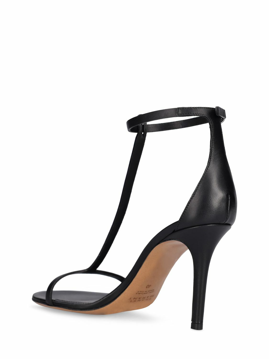 ISABEL MARANT - 85mm Einari-gd Leather High Heel Sandals Isabel Marant