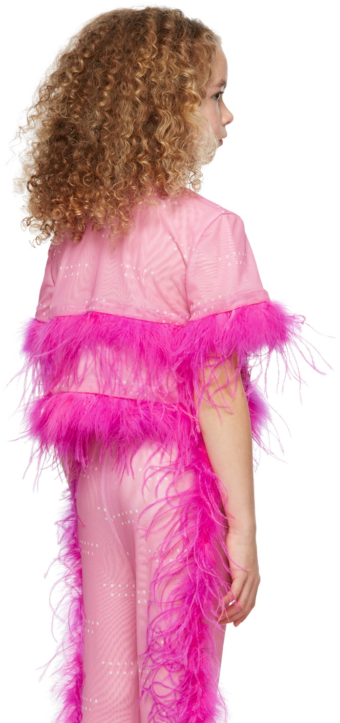 Poster Girl SSENSE Exclusive Kids Pink Anastasia T-Shirt Poster Girl