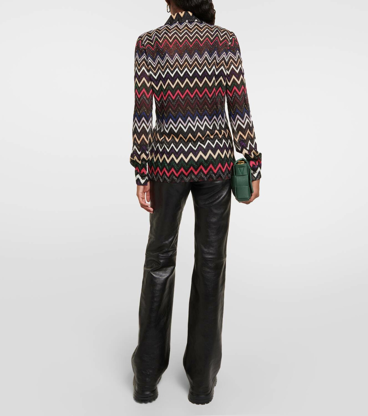 Missoni Zig Zag lamé blouse Missoni