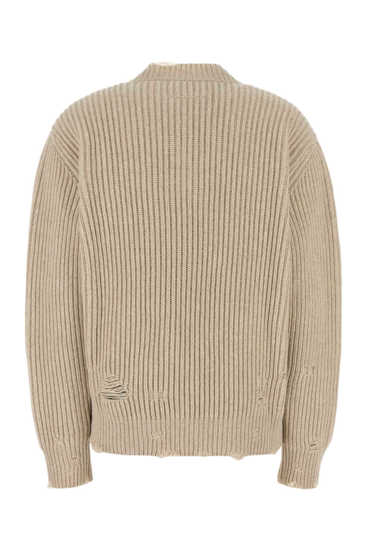 MM6 Maison Margiela Sand Wool Blend Sweater MM6 Maison Margiela