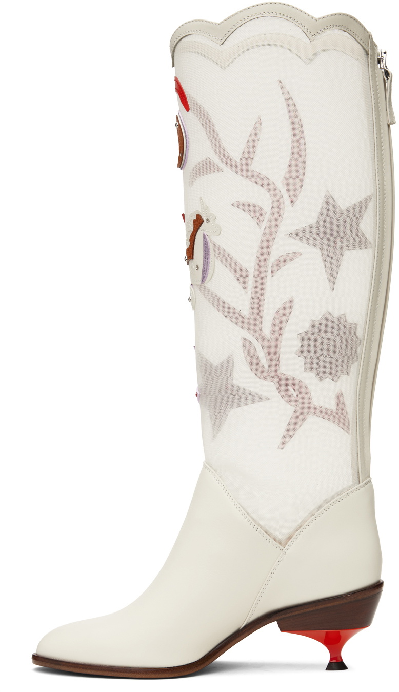 Kiko Kostadinov White Mirka Boots Kiko Kostadinov