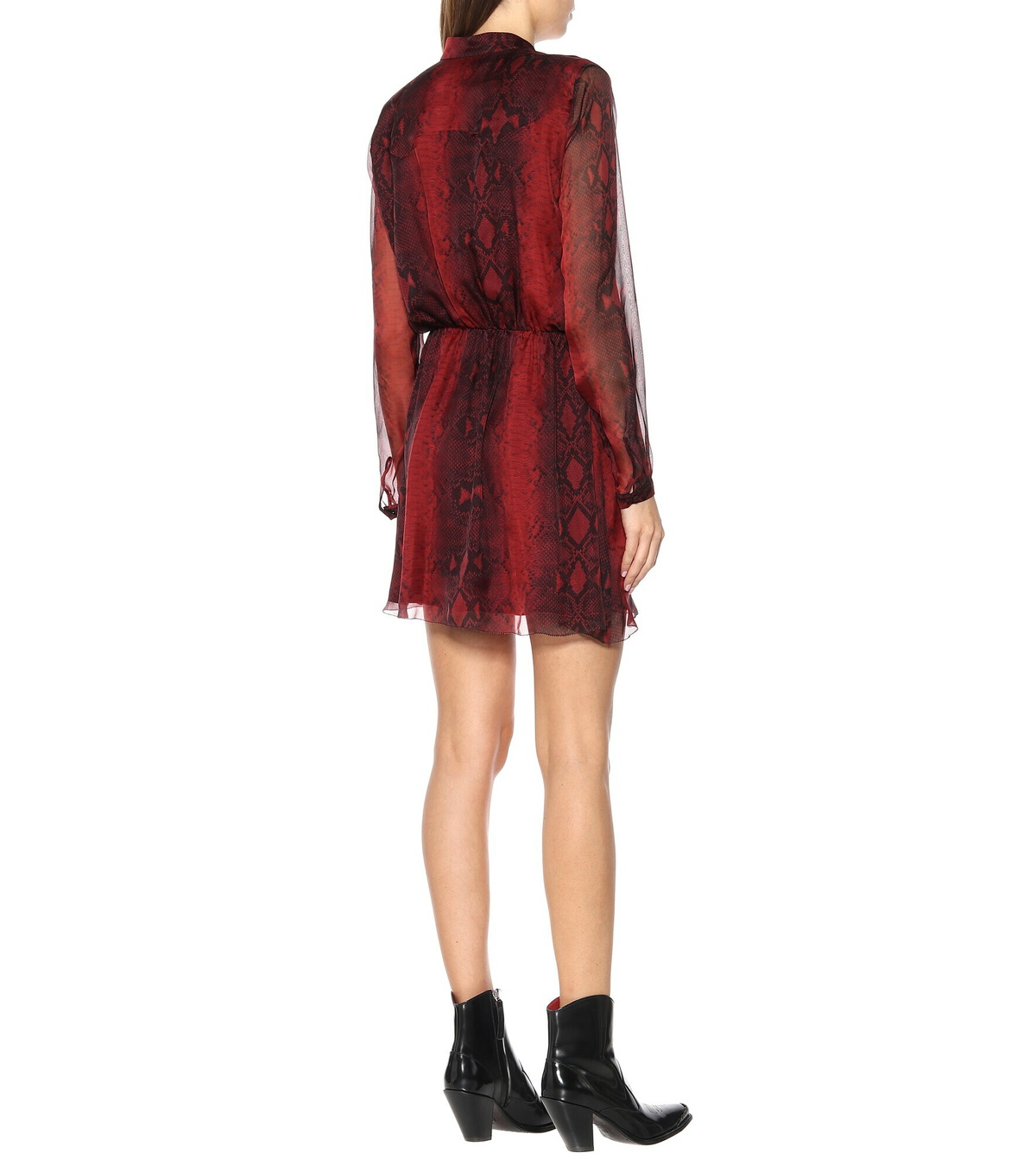 Amiri - Printed silk minidress Amiri