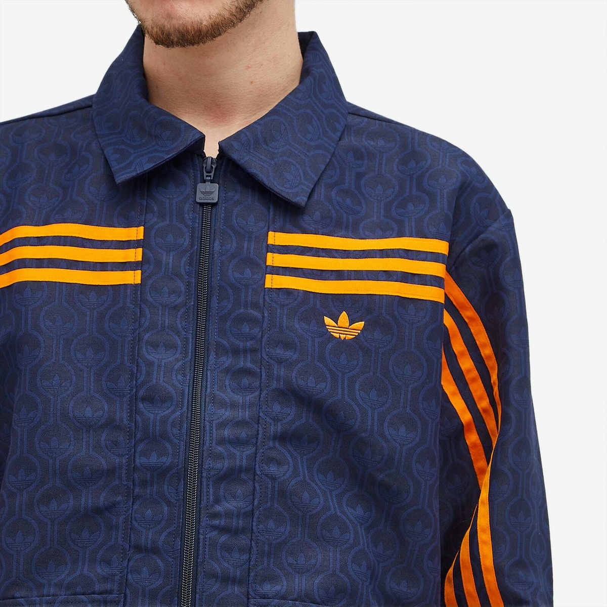 Adidas Men's Club Jacket in Night Indigo adidas