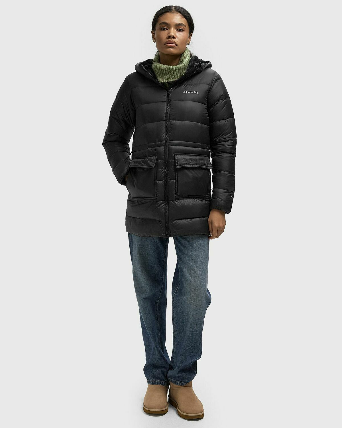 Columbia Harmony Falls™ Mid Down Jacket Black Womens Down & Puffer ...