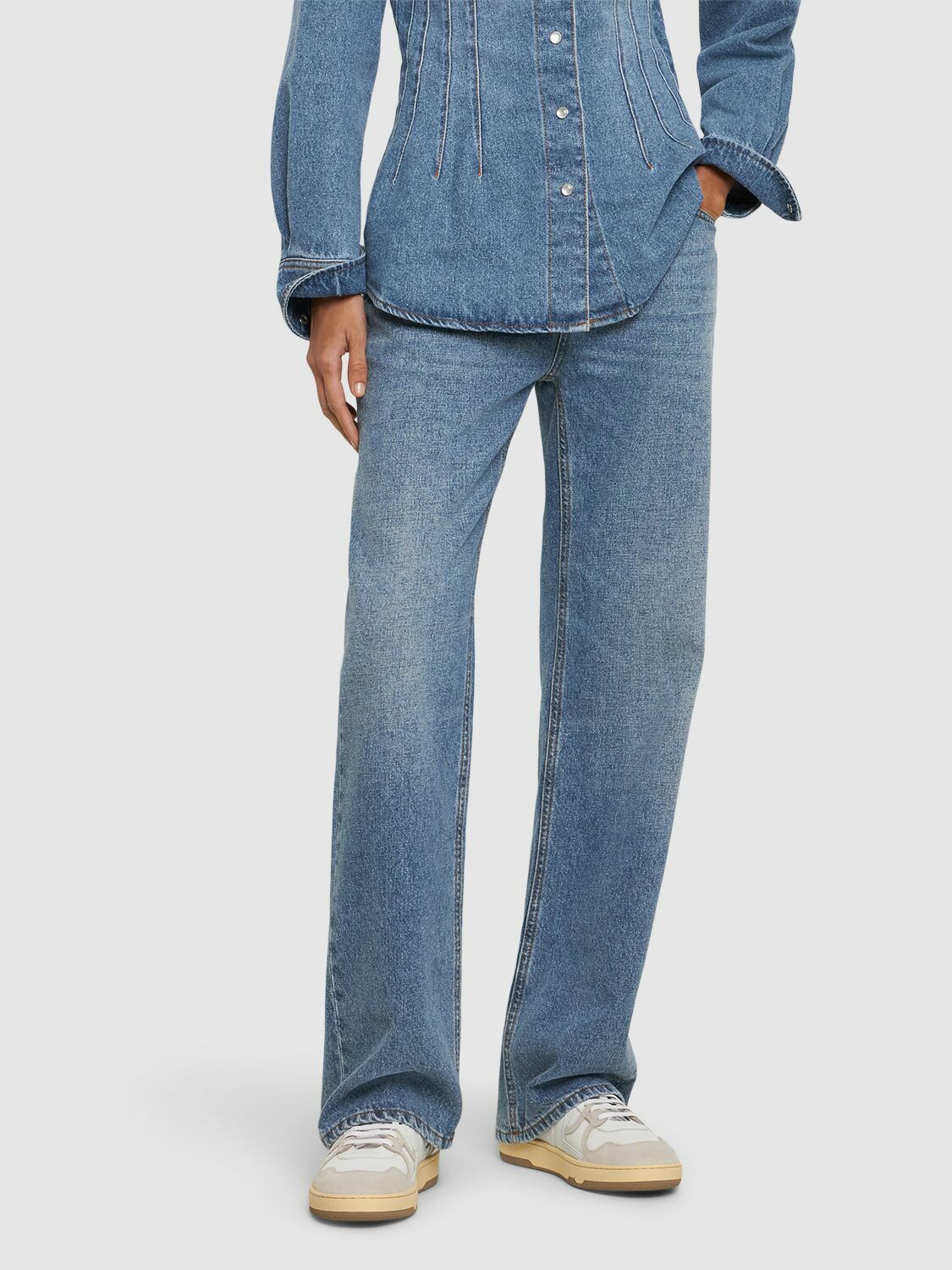 LANVIN - 10mm Clay Poly & Leather Sneakers Lanvin