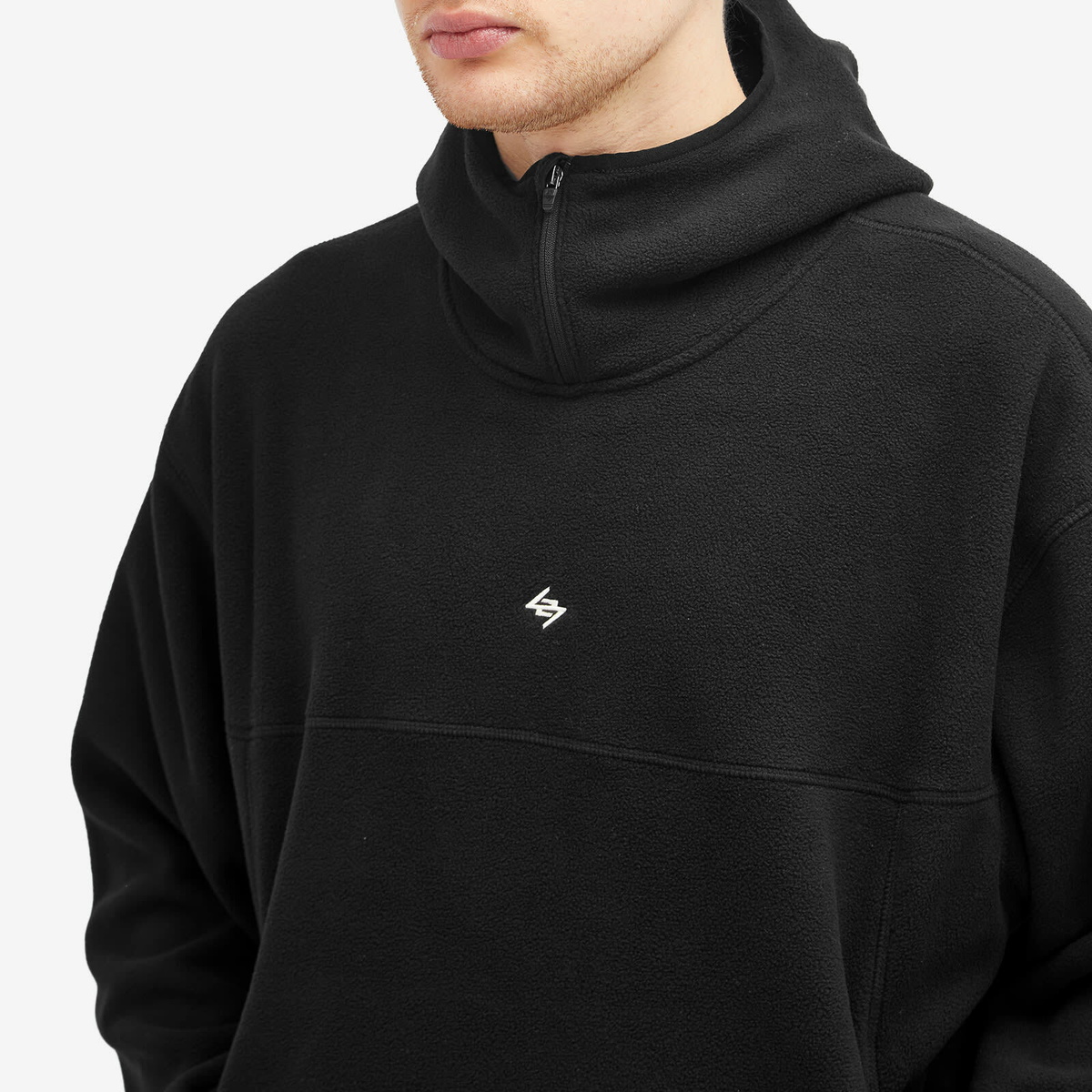 Represent Men's 247 Fleece Hoodie in Black Represent