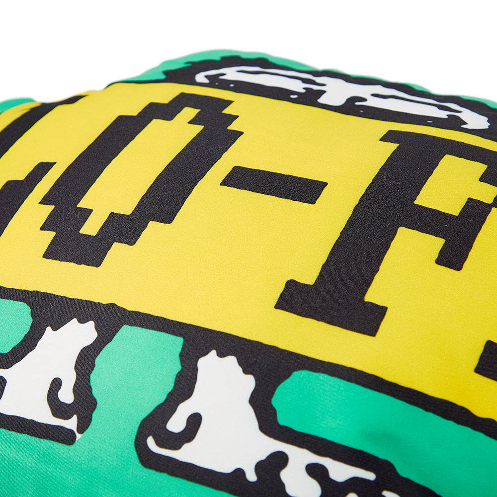 Lo-Fi Men's Sign Pillow in Kelly Green Lo-Fi