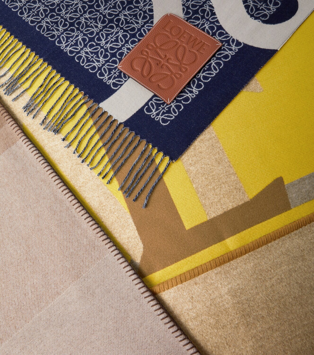 Loewe - Wool-blend Love blanket Loewe