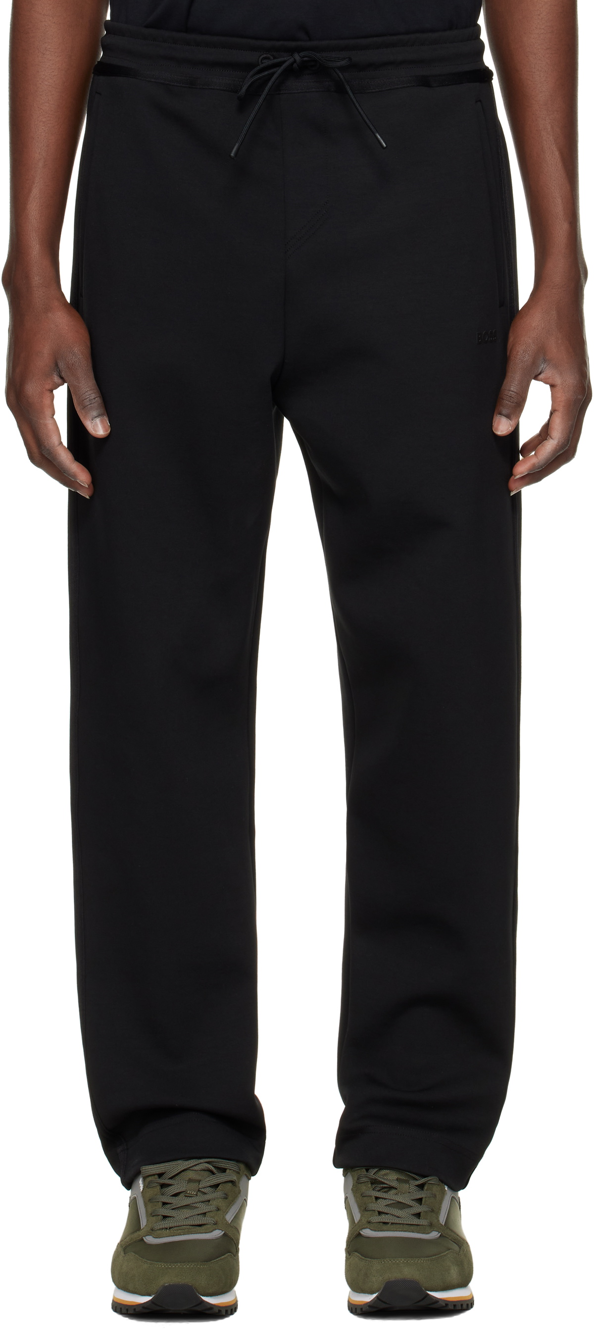 BOSS Black Bonded Logo Sweatpants BOSS