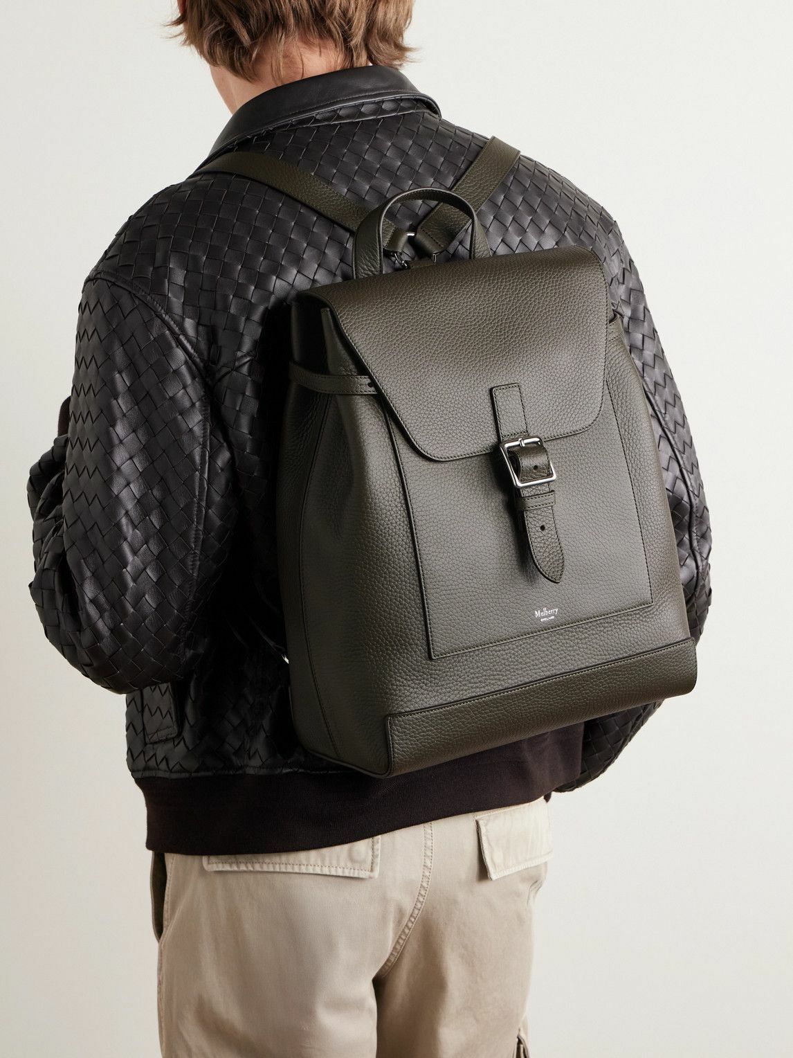Mulberry - Chiltern Full-Grain Leather Backpack Mulberry