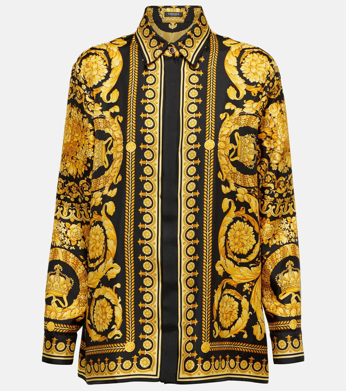 Versace - Barocco silk twill shirt Versace