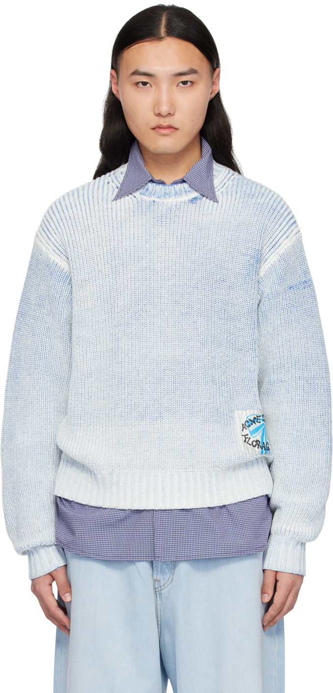 Acne Studios Blue Patch Sweater Acne Studios