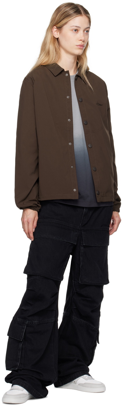 Dime Brown Cursive Jacket Dime