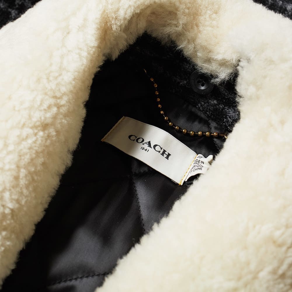 Coach Shearling Bomber Jacket Coach