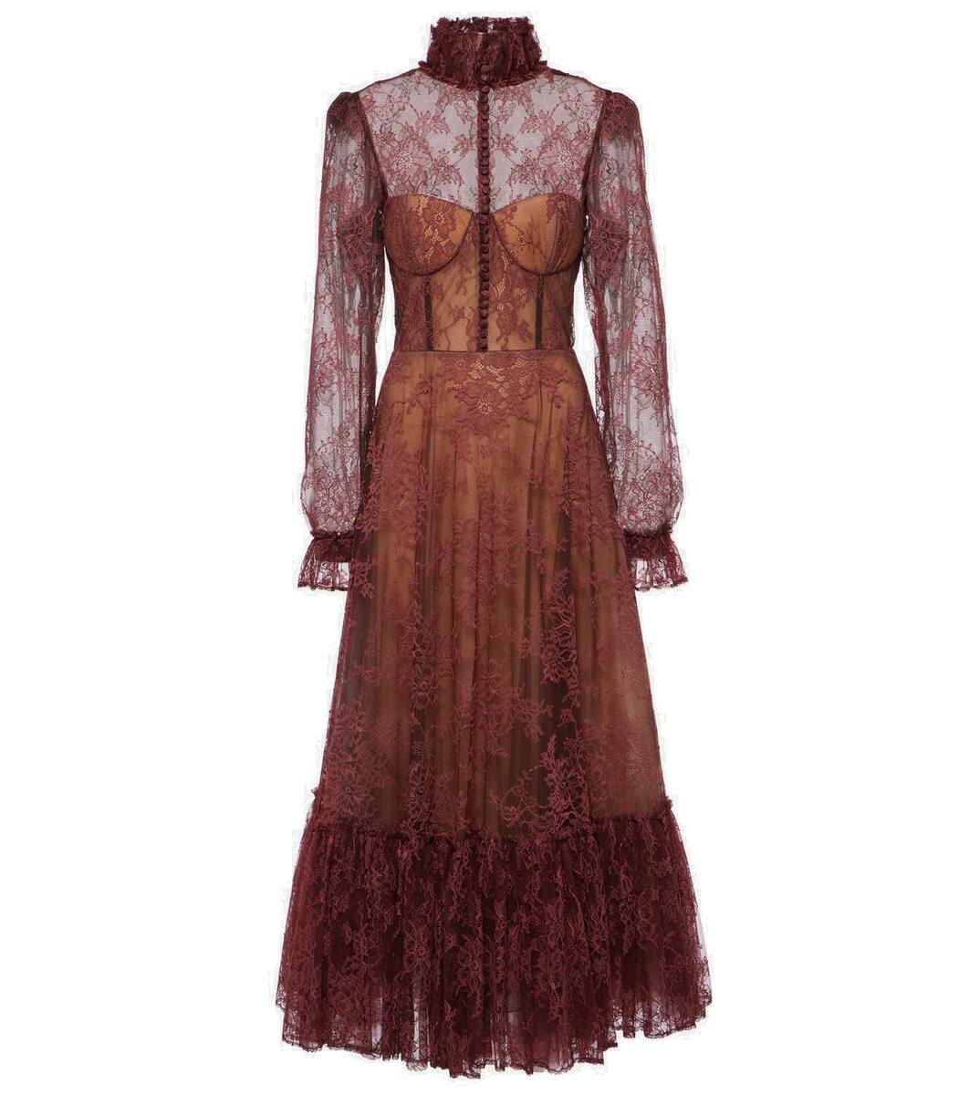 Costarellos Lace maxi gown Costarellos