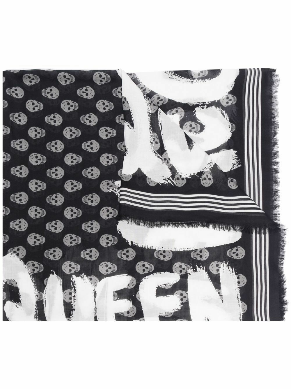 ALEXANDER MCQUEEN - Graffiti Scarf Alexander McQueen