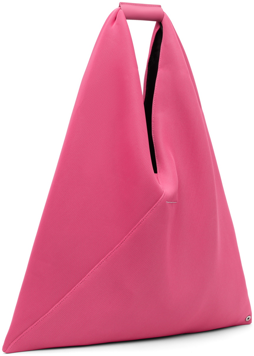 MM6 Maison Margiela Pink Classic Medium Tote MM6 Maison Margiela