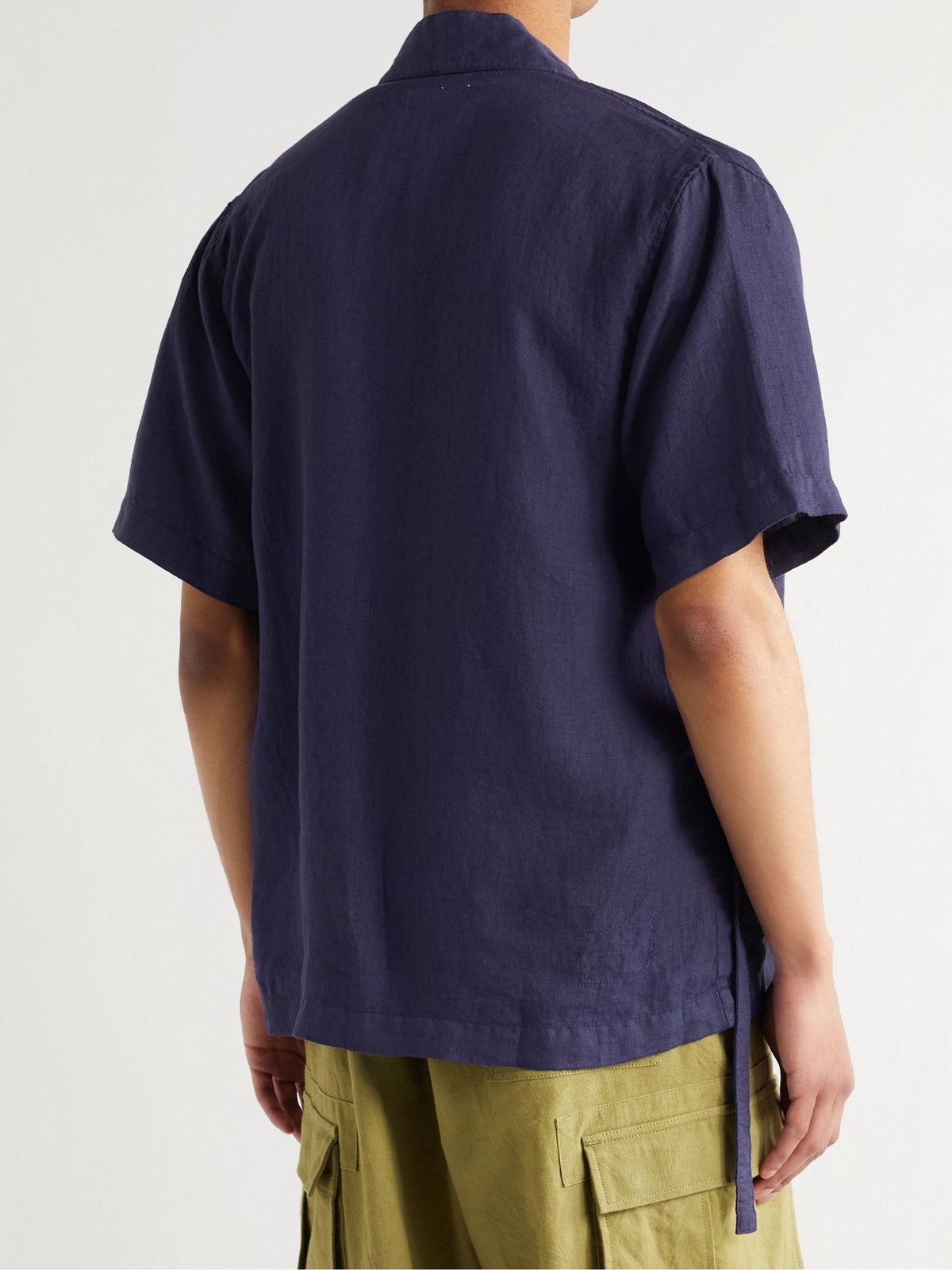 UNIVERSAL WORKS - Kyoto Linen Jacket - Blue Universal Works