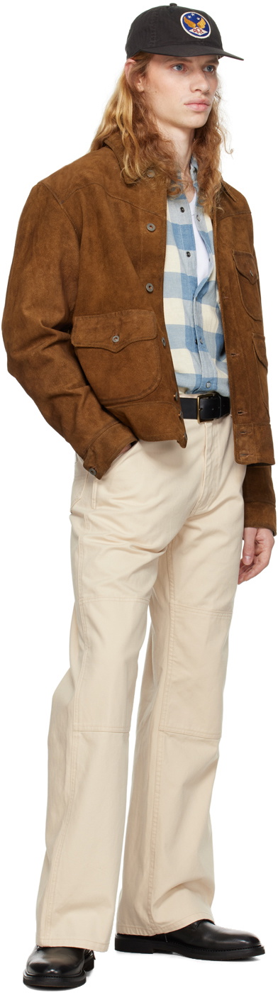 RRL Brown Roughout Suede Jacket RRL