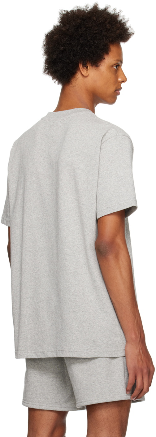 Moncler Blue Press-Stud Shirt Moncler