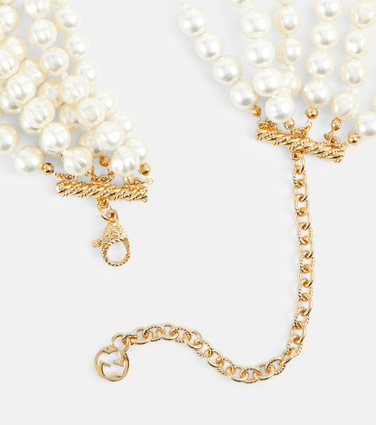 Gucci - Interlocking G pearl choker Gucci
