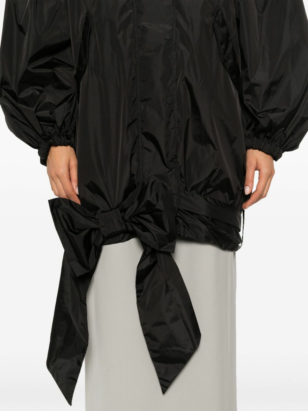 Simone Rocha Bow Hooded Coat Simone Rocha