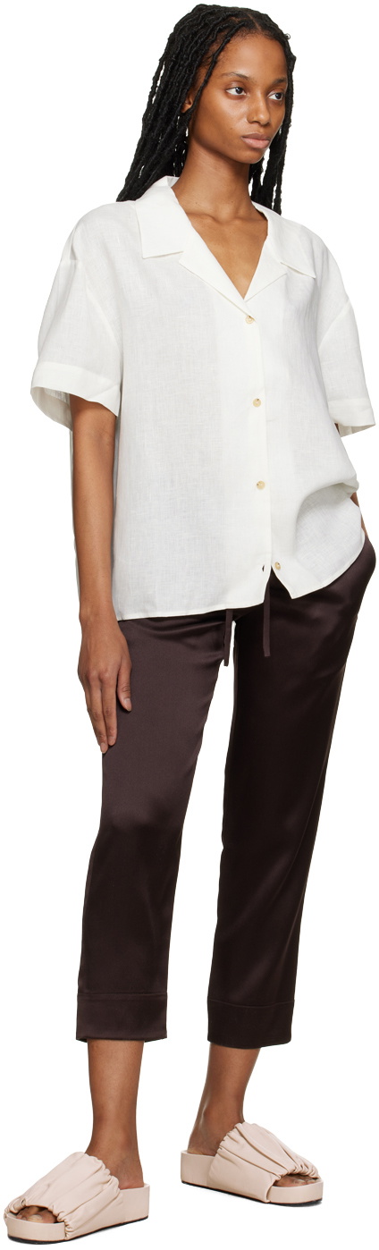 ASCENO Brown Melbourne Trousers ASCENO