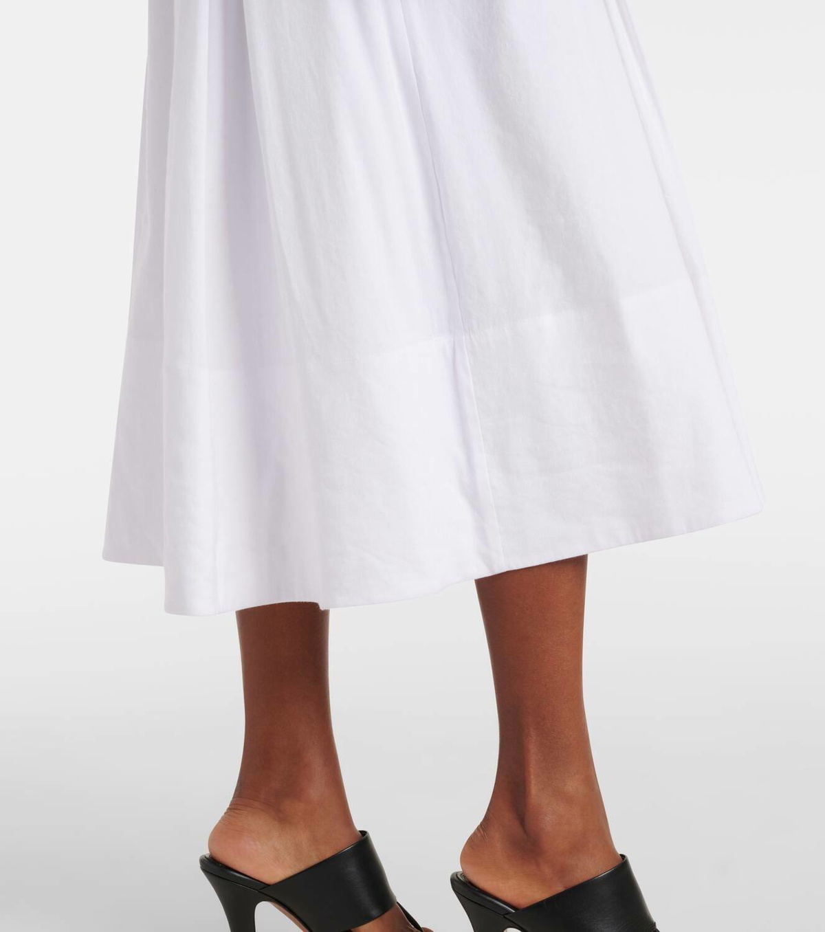 Vince Linen-blend midi dress Vince