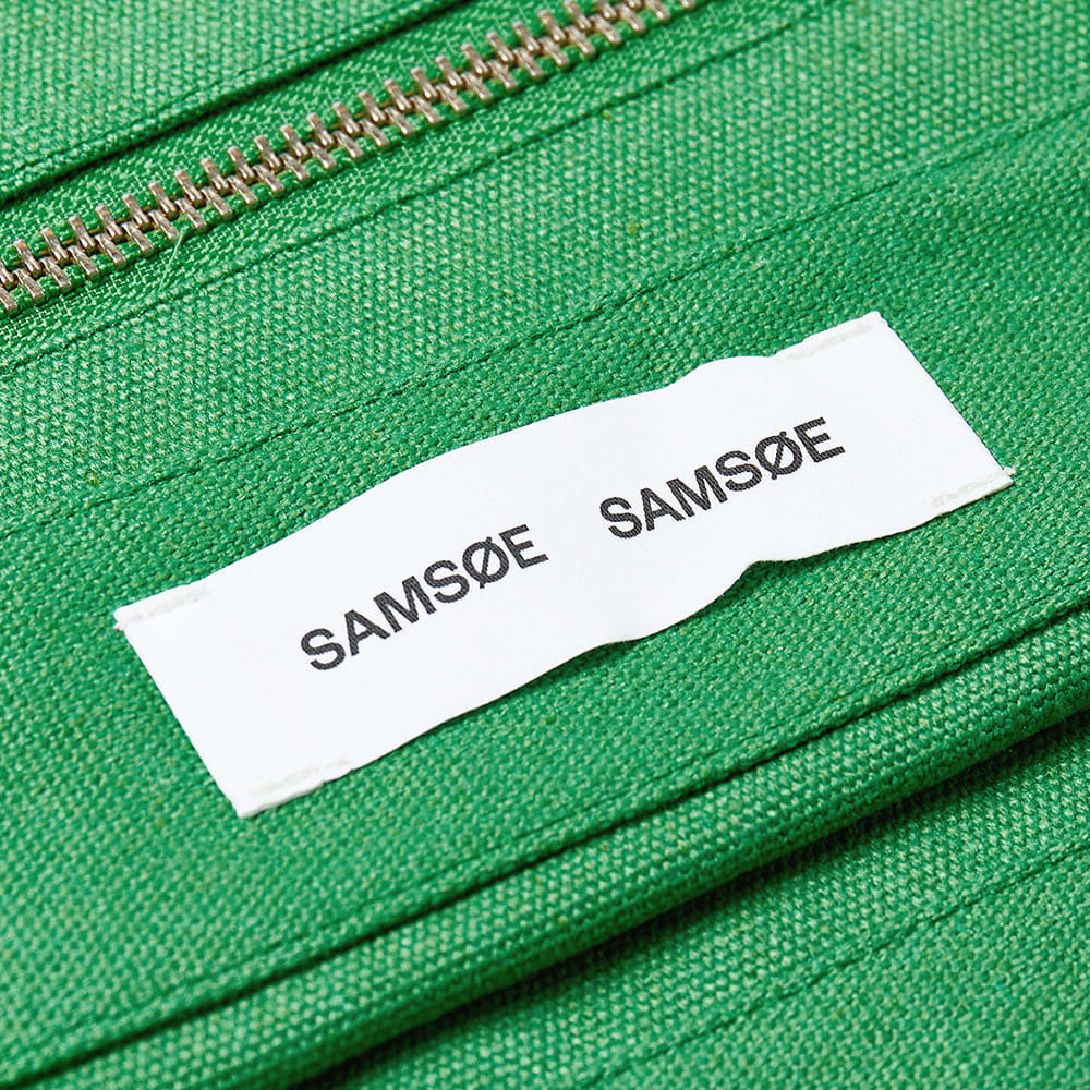 Samsøe Samsøe Women's Luca Logo Shopper Bag in Medium Green Samsøe Samsøe