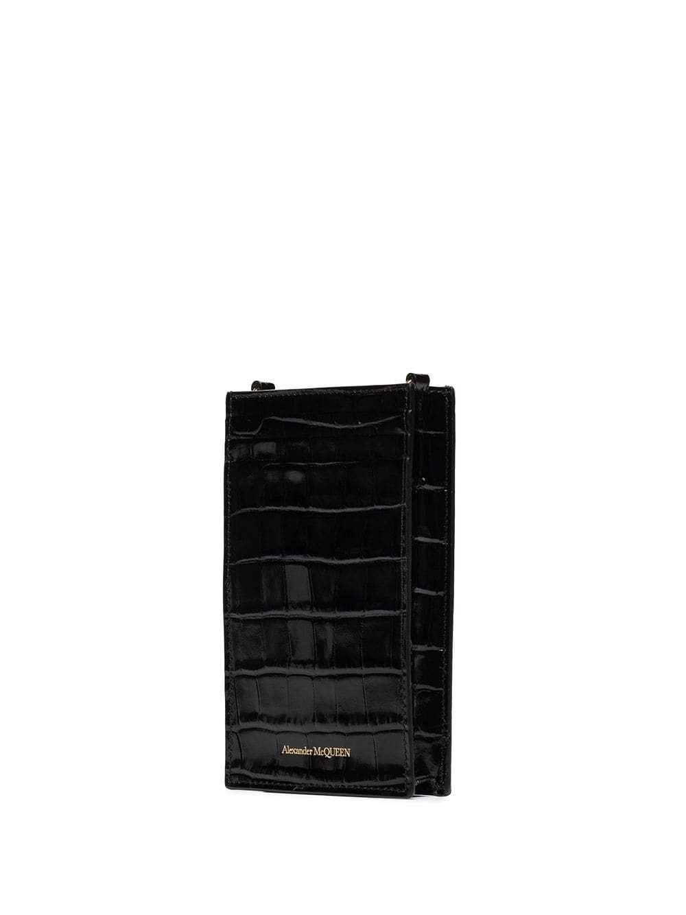 ALEXANDER MCQUEEN - Skull Leather Phone Case On Chain Alexander McQueen