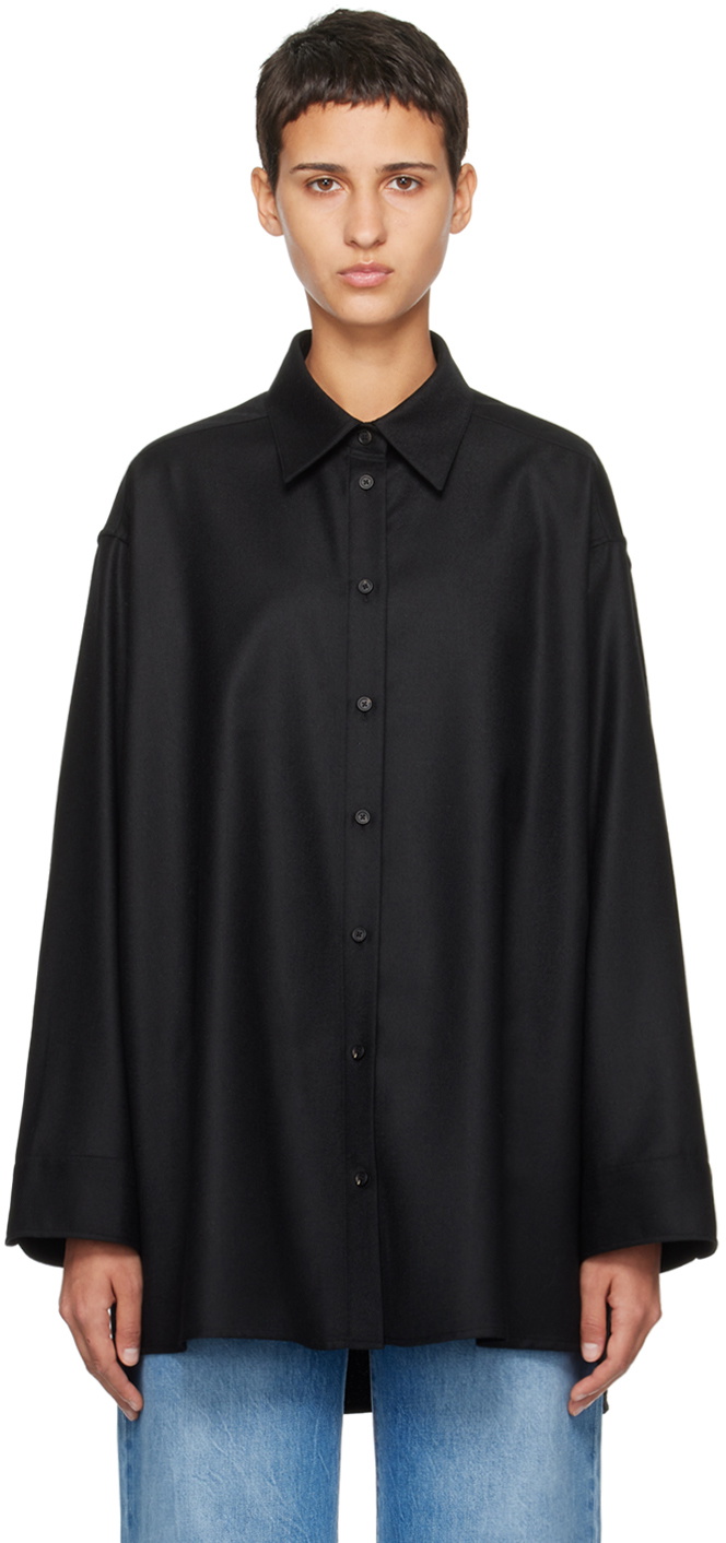 The Row Black Caroline Shirt The Row