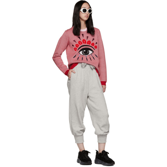 Kenzo Pink and Red Eye Sweater Kenzo