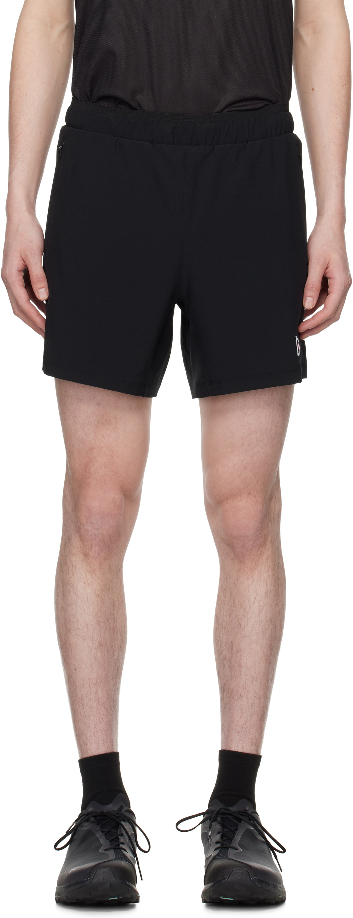 District Vision Black 7in Training Shorts District Vision