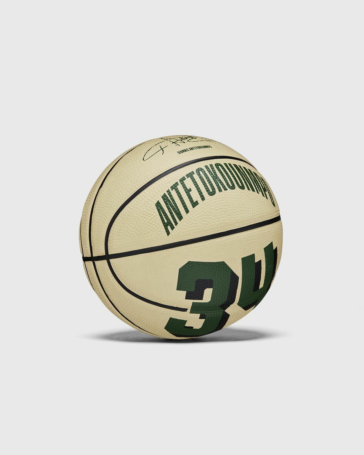 Wilson Nba Player Icon Mini Basketball Giannis Size 3 Green|Beige ...