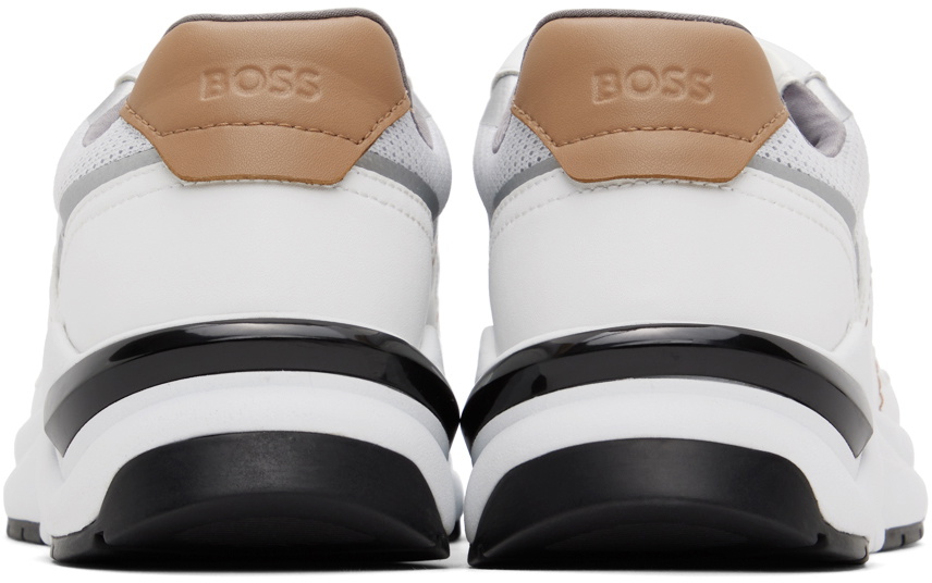 Boss White Skylar Sneakers BOSS