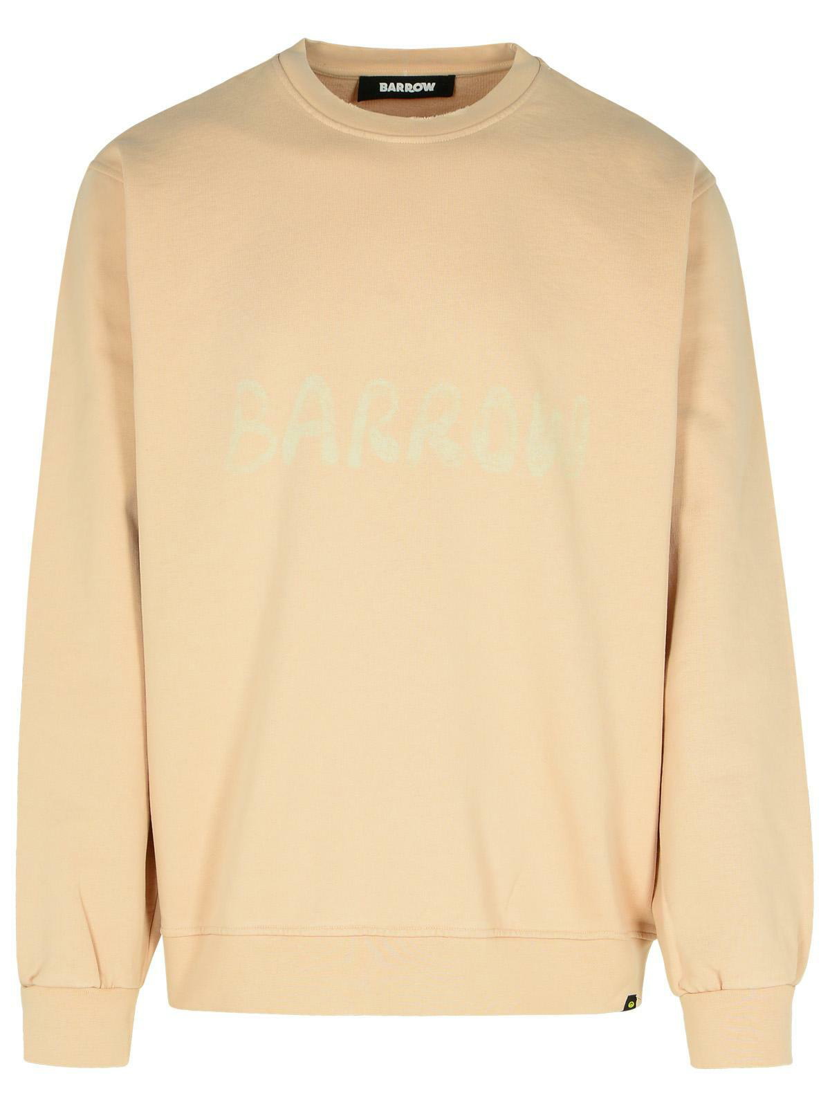 Barrow Pink Cotton Sweatshirt Barrow